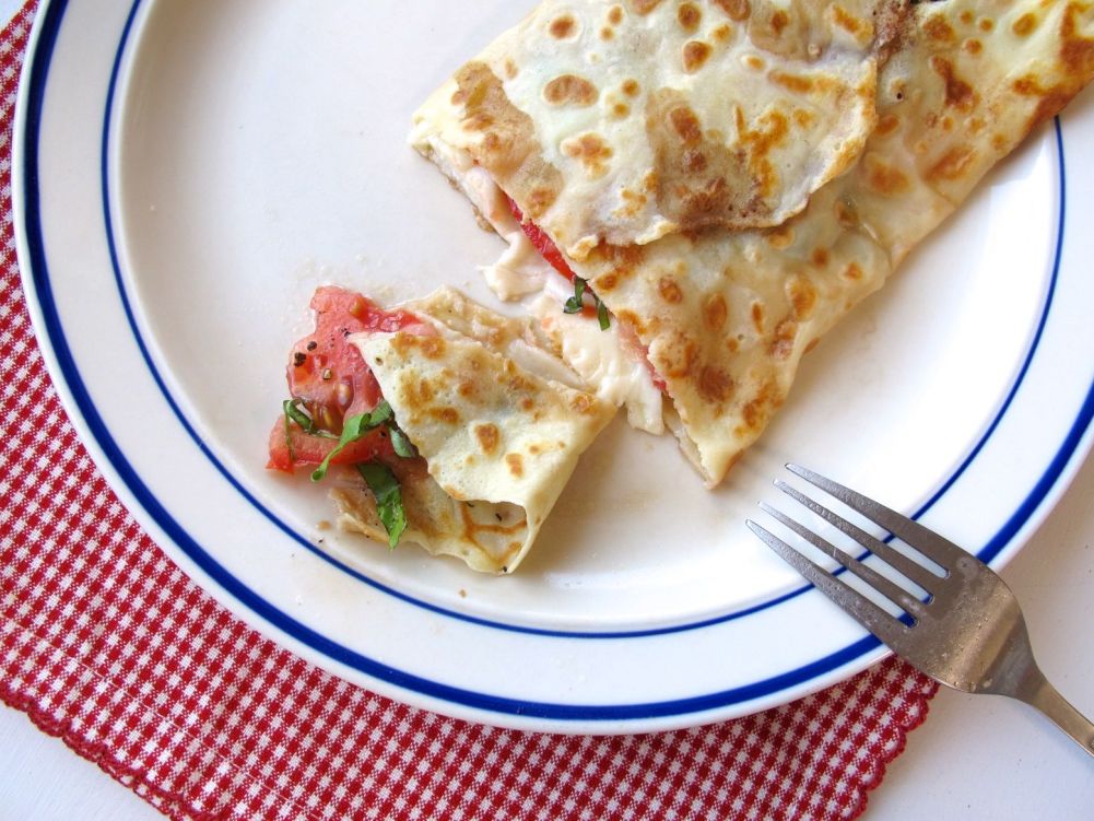 Caprese Crepes | spontaneous tomato