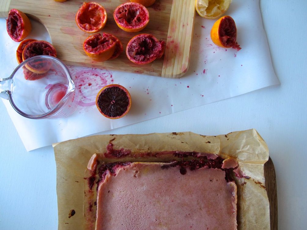 Raspberry Blood Orange Bars | spontaneous tomato