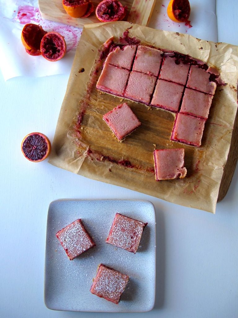 Raspberry Blood Orange Bars | spontaneous tomato